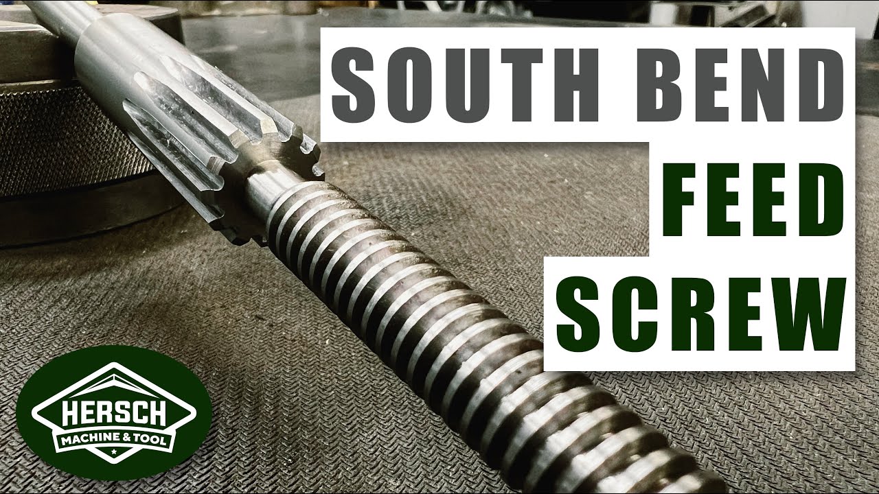 South Bend Lathe Feed Screw - Acme Threads & Involute Gears! - YouTube