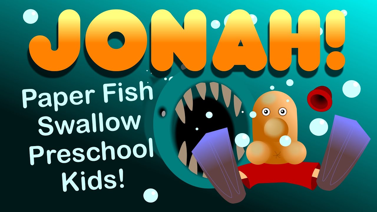Jonah and the Big Fish - A hilarious Preschool learning activity - YouTube