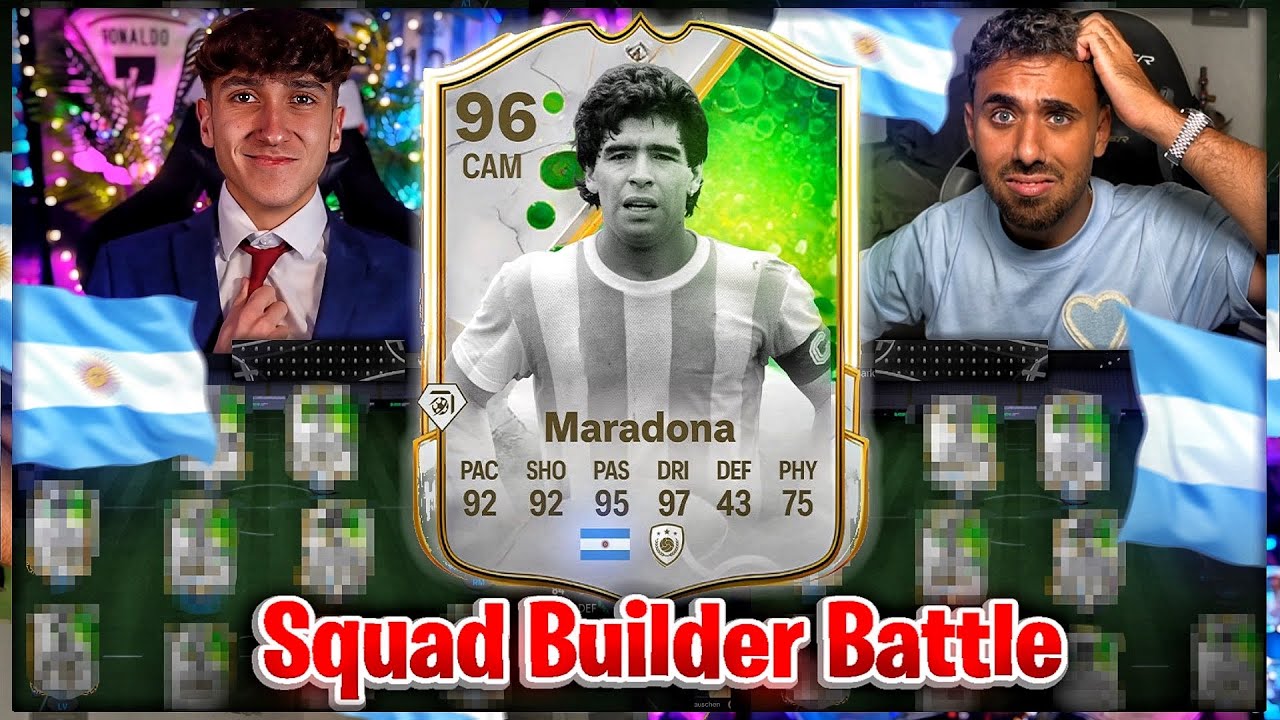 EAFC 25: MARADONA ICON LEAK 🇦🇷 SBB vs CENK! 🚀 - YouTube