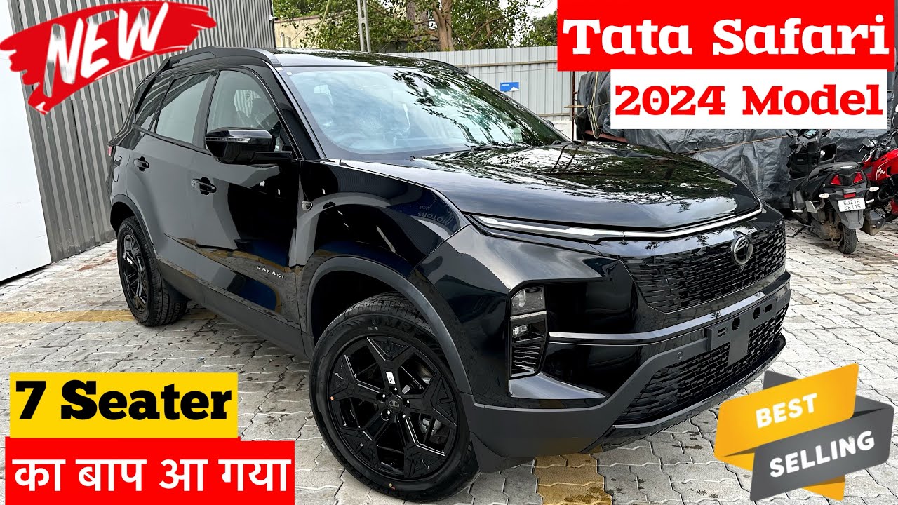New 2024 Tata Safari Adventure Plus Dark Edition Review | Tata Safari ...