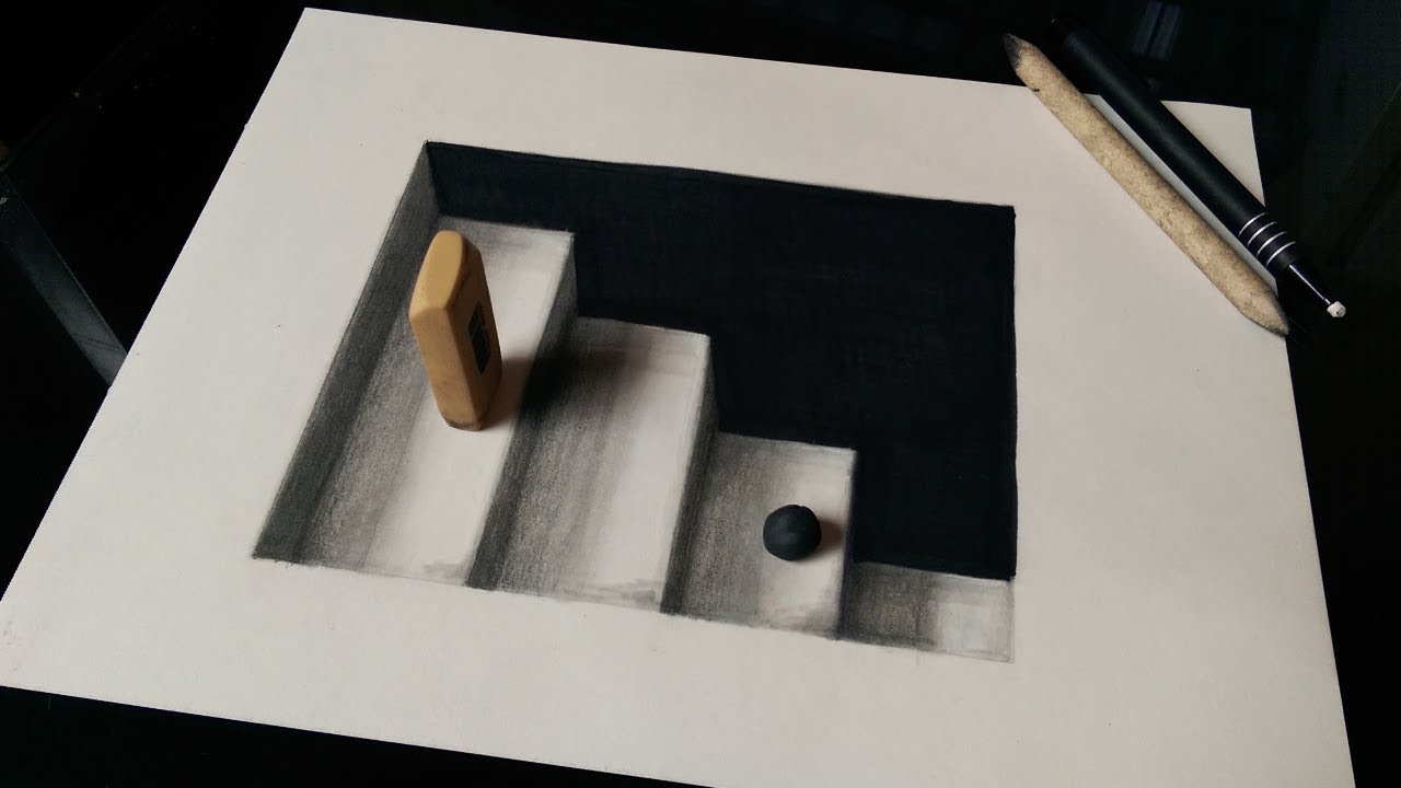 How To Draw 3D Stairs 3D Merdiven Nasil izilir YouTube How To Draw 3D Stairs 3D Merdiven Nasil izilir YouTube