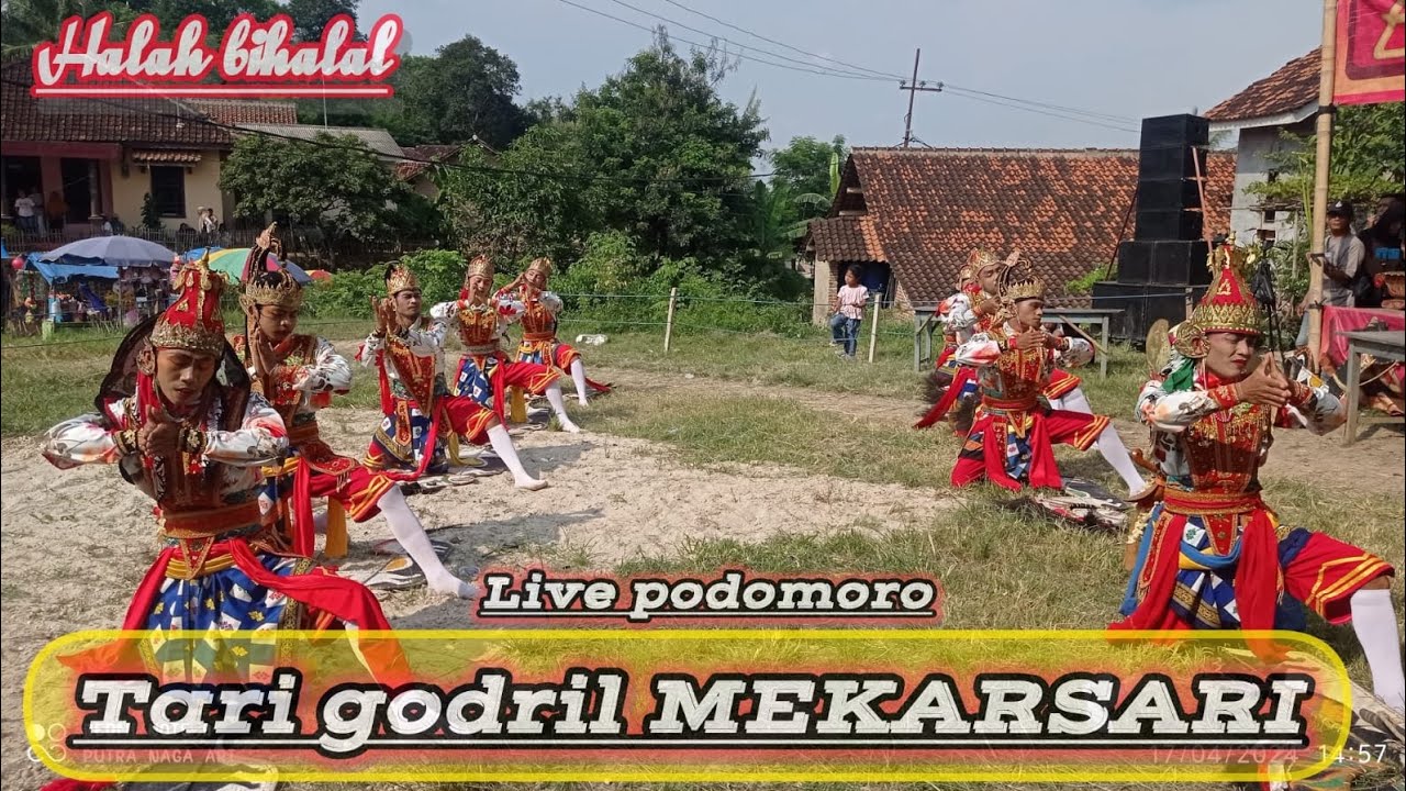 jaranan mekarsari podomor0‼️tari godril🔴halal bihalal podomoro - YouTube