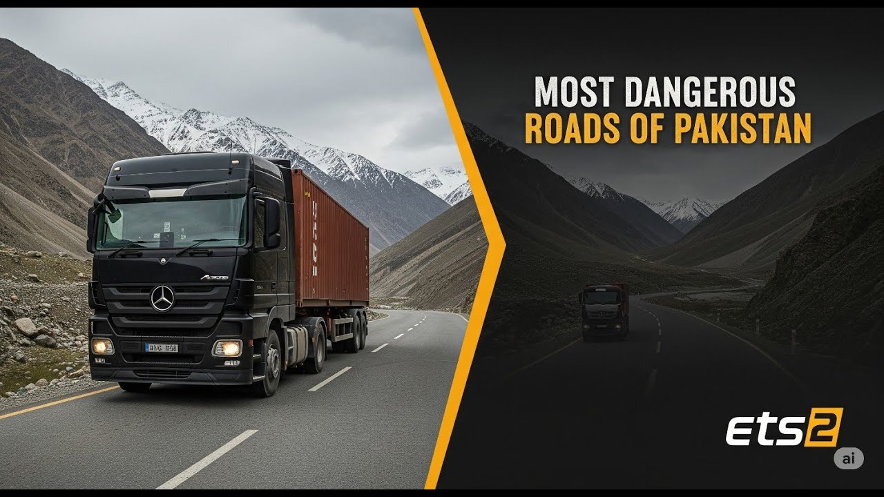 Driving Pakistan's Most Dangerous Road (ETS2 Realistic Trip) - YouTube