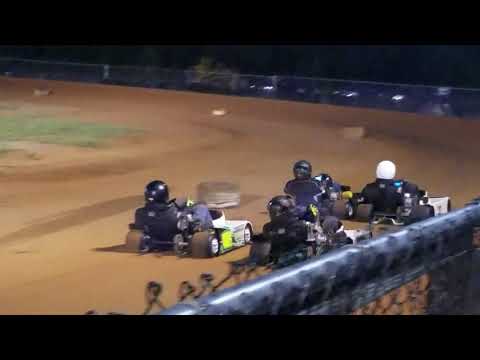 Don Wolfe Kart Racing Callahan Speedway Super Heavy - YouTube
