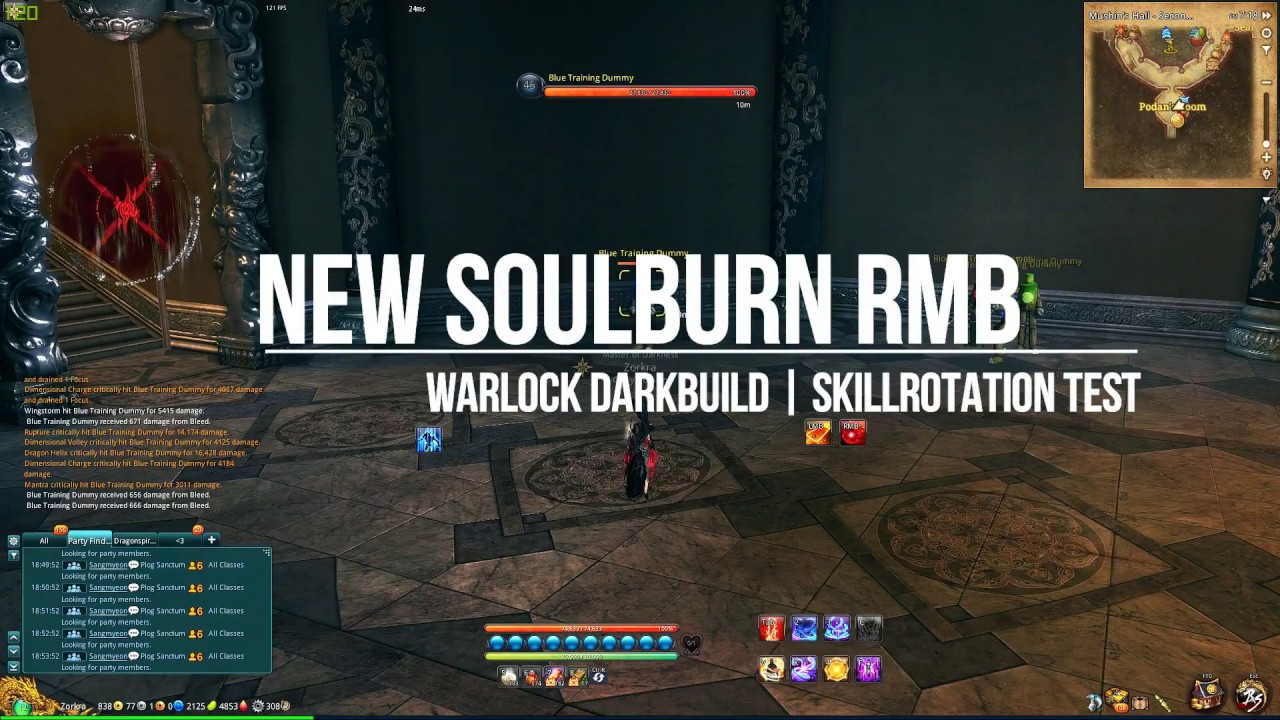 [BnS EU] Warlock | Testing new Soulburn RMB [Darkbuild] - YouTube