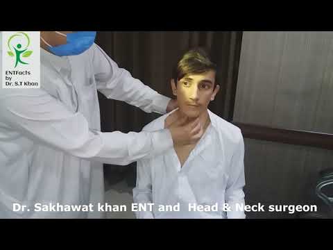 CLINICAL EXAMINATION OF NECK, EXAMINATION OF THYROID SWELLING, SHORT ...