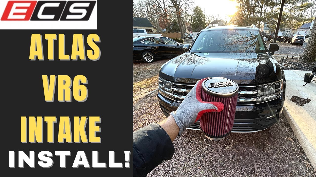 Ram Air Intake on a VW ATLAS 3.6L VR6 2018-2022 - YouTube