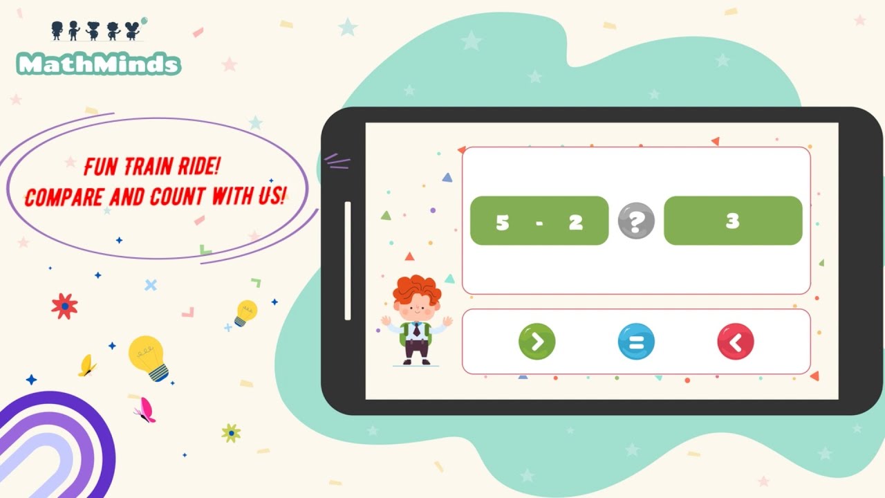 Compare & Count with Fun Games in MathMinds! 🔢📊 - YouTube
