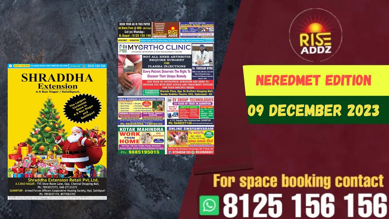 Neredmet Edition | Weekly Paper | Local ads | 09 December 2023 # ...