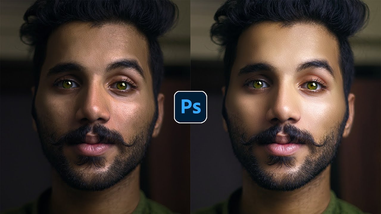 Photoshop Tutorial - Soft Skin For Men - YouTube