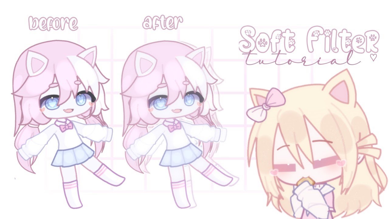 ʚ Soft filter tutorial ♡ | gacha club 🎨 - YouTube