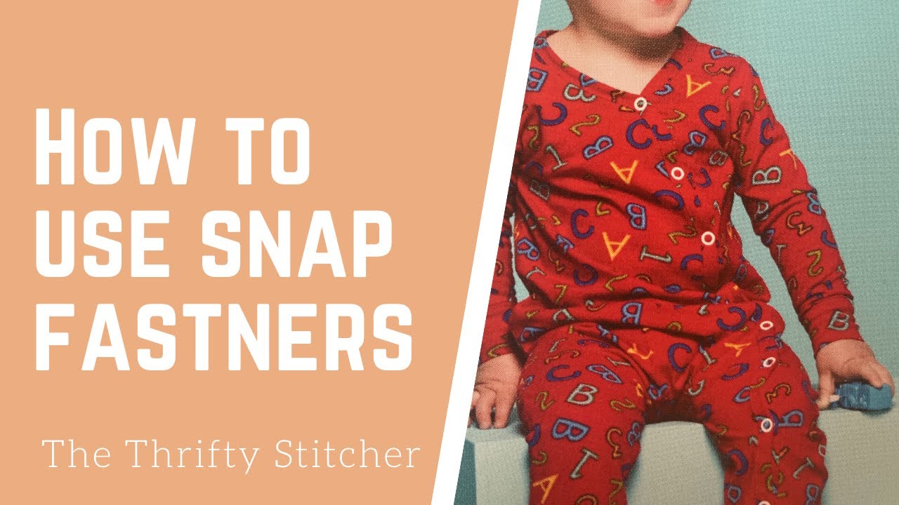 How to use snap fastners - YouTube