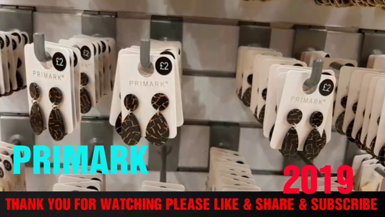 PRIMARK WOMEN JEWELLERY EARRINGS 06/01/2019 - YouTube