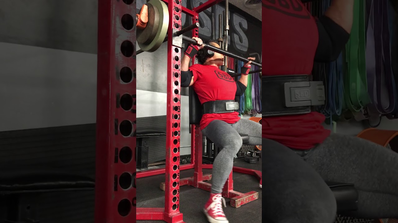 Seated shoulder pin press - YouTube