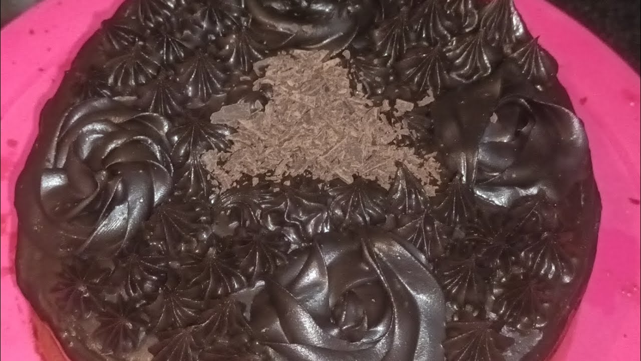 Choclate Cake ||Dark compound chocolate cake recipe ||ghar par cake ...