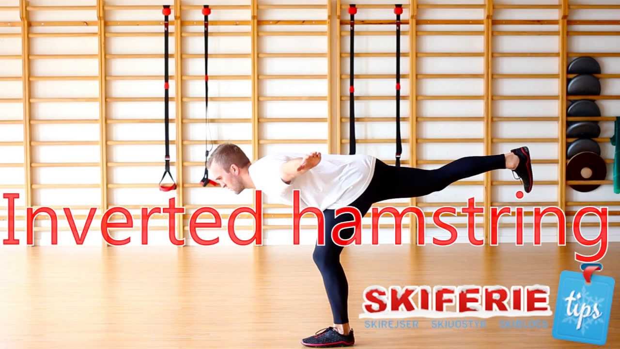 Skitræning - Øvelser til skiferie # 5 af 7 - Inverted hamstring - Skiferietips.dk - YouTube