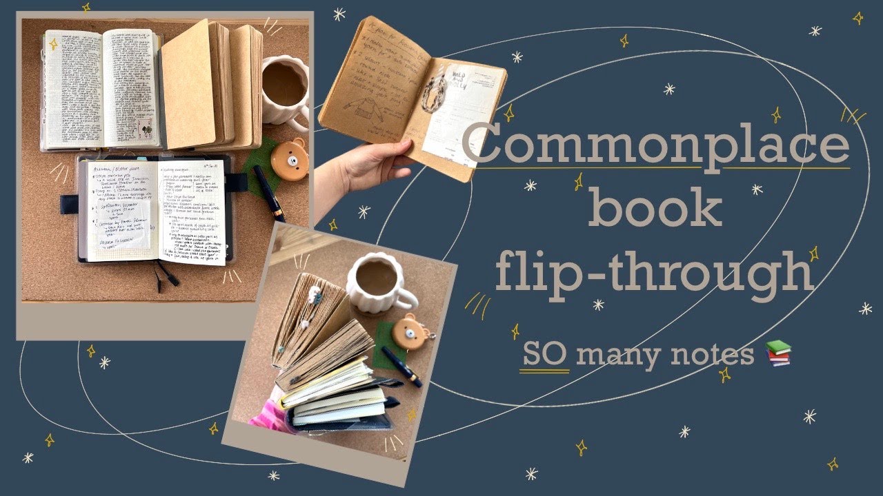 Commonplace book flip-through | All my different notebooks over the ...