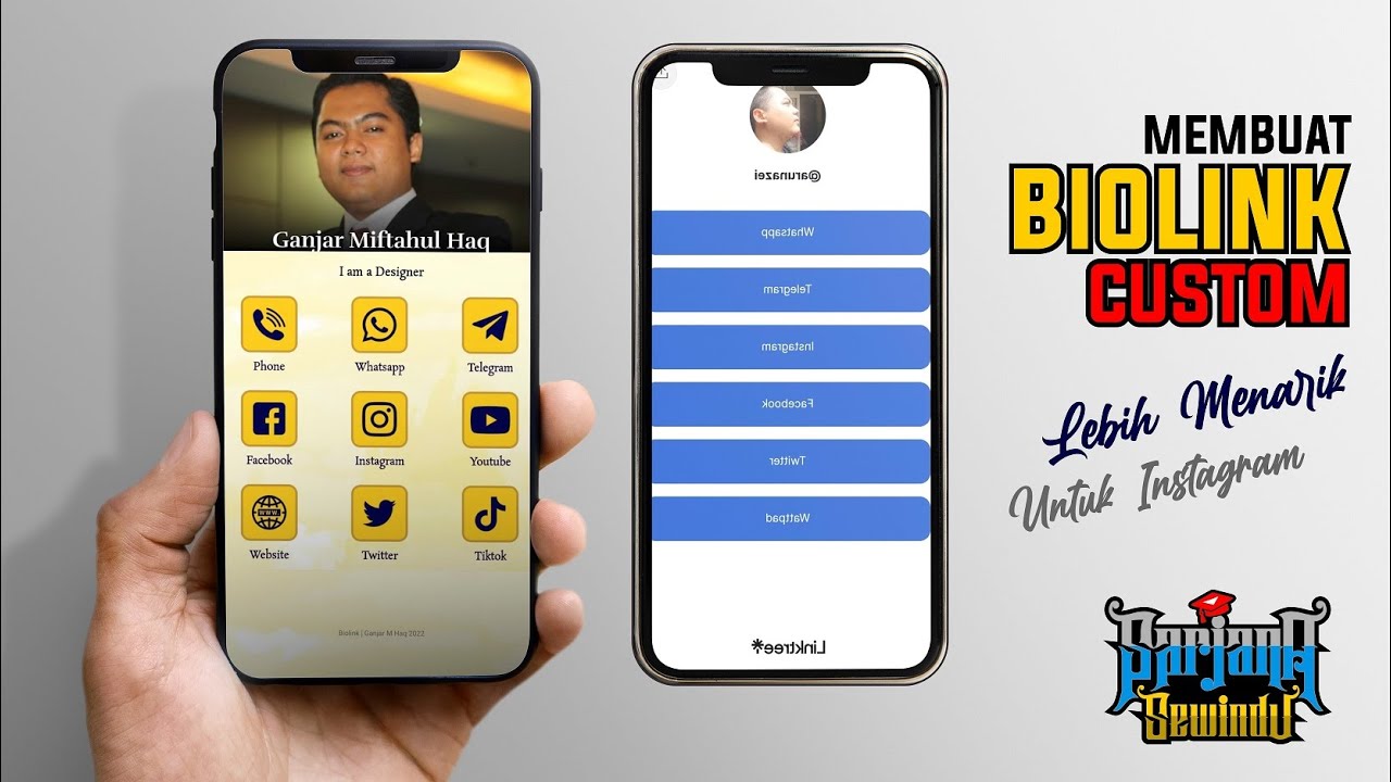 Cara Membuat Biolink Custom Mudah Untuk Instagram | Wordpress Elementor ...