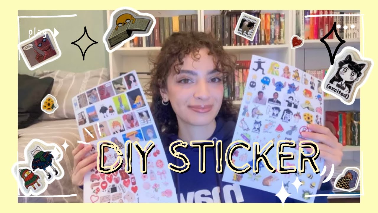 Evde Sticker Yapımı Bu Kadar Kolay Olabilir mi?! - YouTube