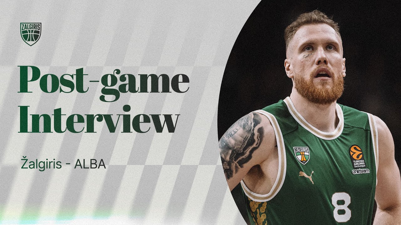 Ignas Brazdeikis: “It was a must win game for us” - YouTube