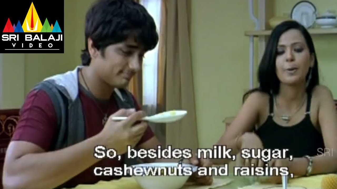 Nuvvostanante Nenoddantana Movie Halwa Making Scene | Siddharth, Trisha ...