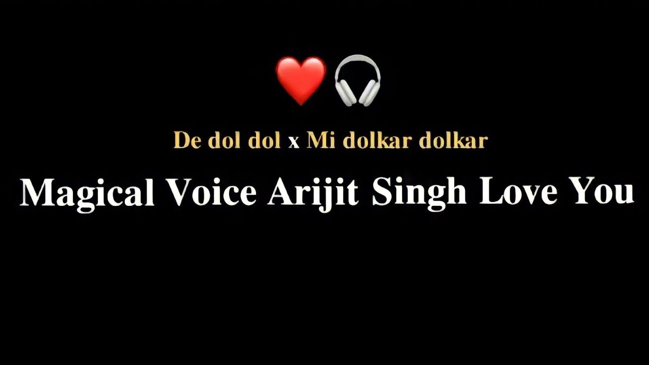Dol X Mi Dolkar Dolkar Arijit Singh !!How To Make Poster 2023 - YouTube