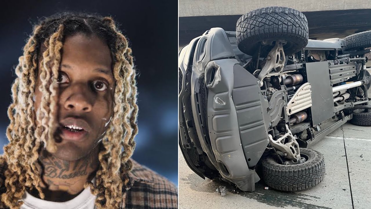 Lil Durk Car CR*SHED In Ac**dent In Chicago | Unseen Footage - YouTube