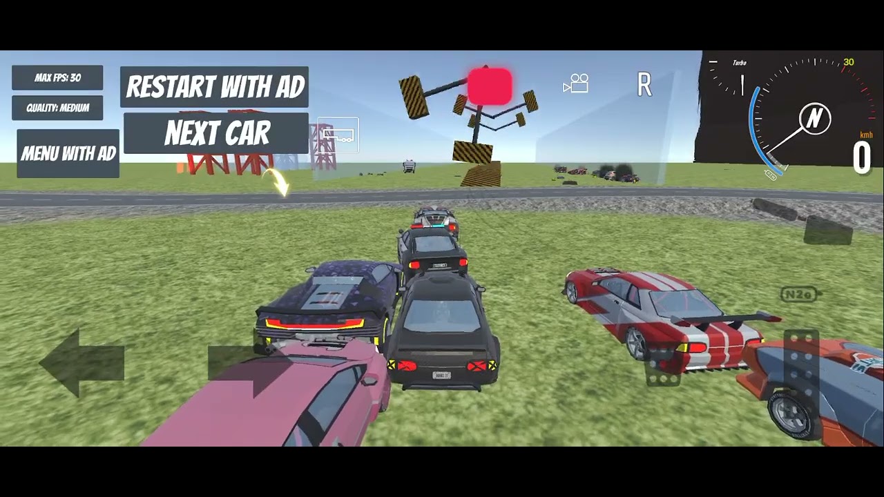 car crash mission who is the best car of mission #gaming - YouTube