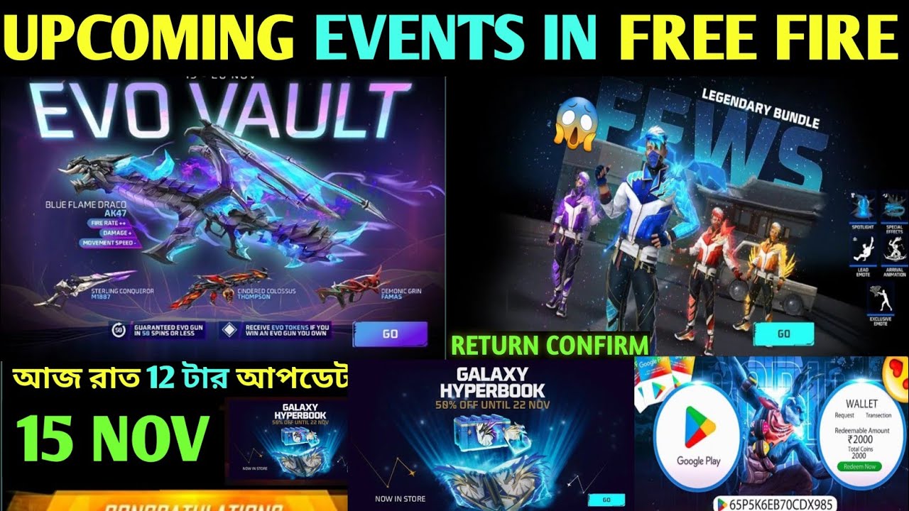 FFWS GALAXY BUNDLE RETURN EVENT | FREE FIRE TONIGHT UPDATE | FF NEW ...