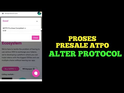 PROSES PRESALE ATPO || ALTER PROTOCOL - YouTube