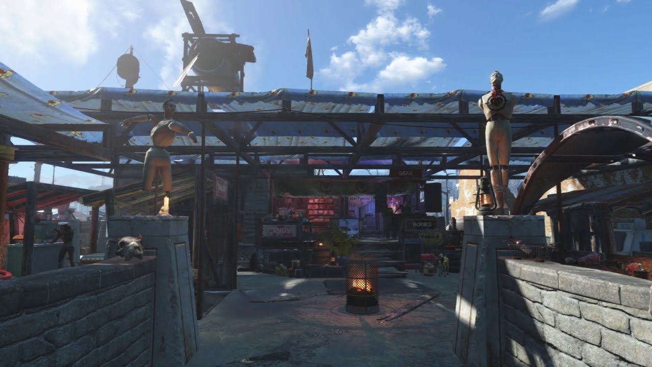 FALLOUT 4 - raider build (no mods) - operator market 2 - YouTube