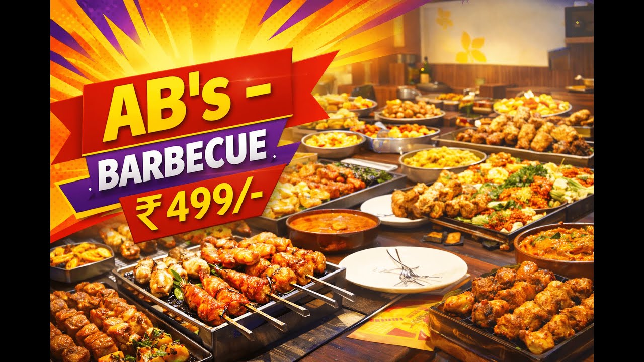 AB’s Barbecue Bangalore 🍗🔥😍 | Unlimited Grill Feast with Kids - YouTube