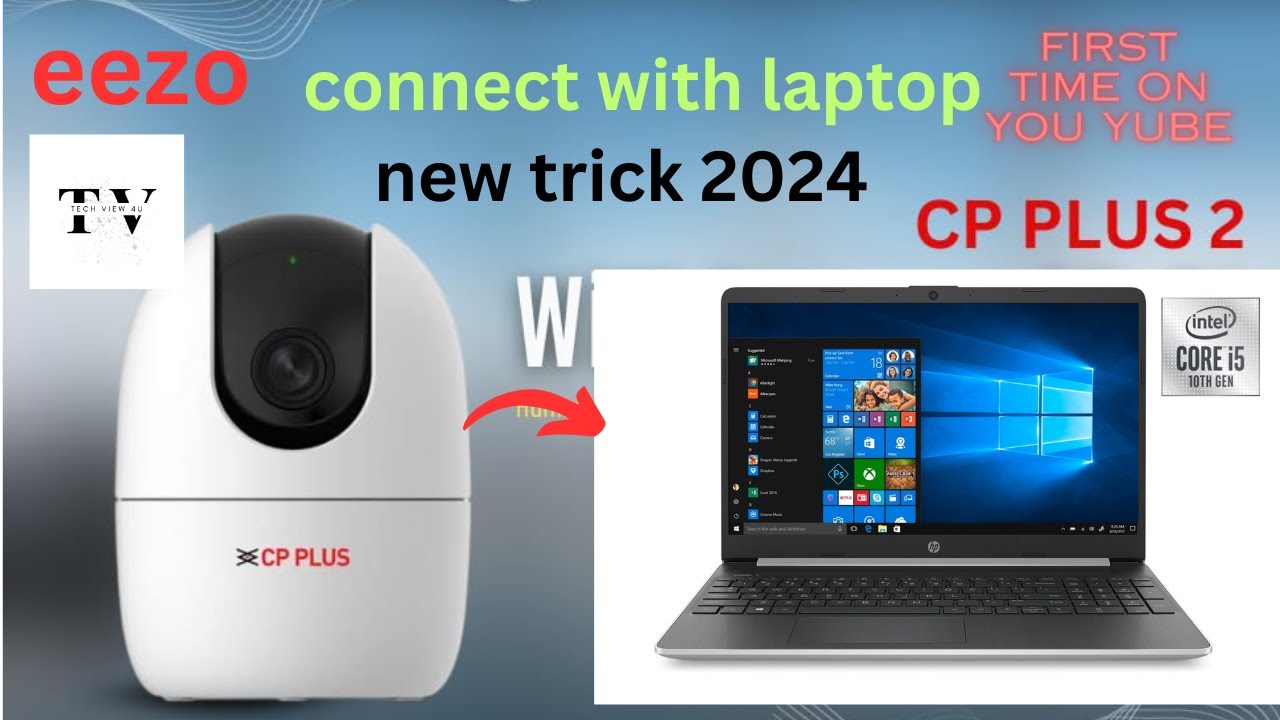 cp plus eezo wifi camera connect on pc simple trick||eezo camere ko लैपटॉप पर कैसे कनेक्ट करें ...