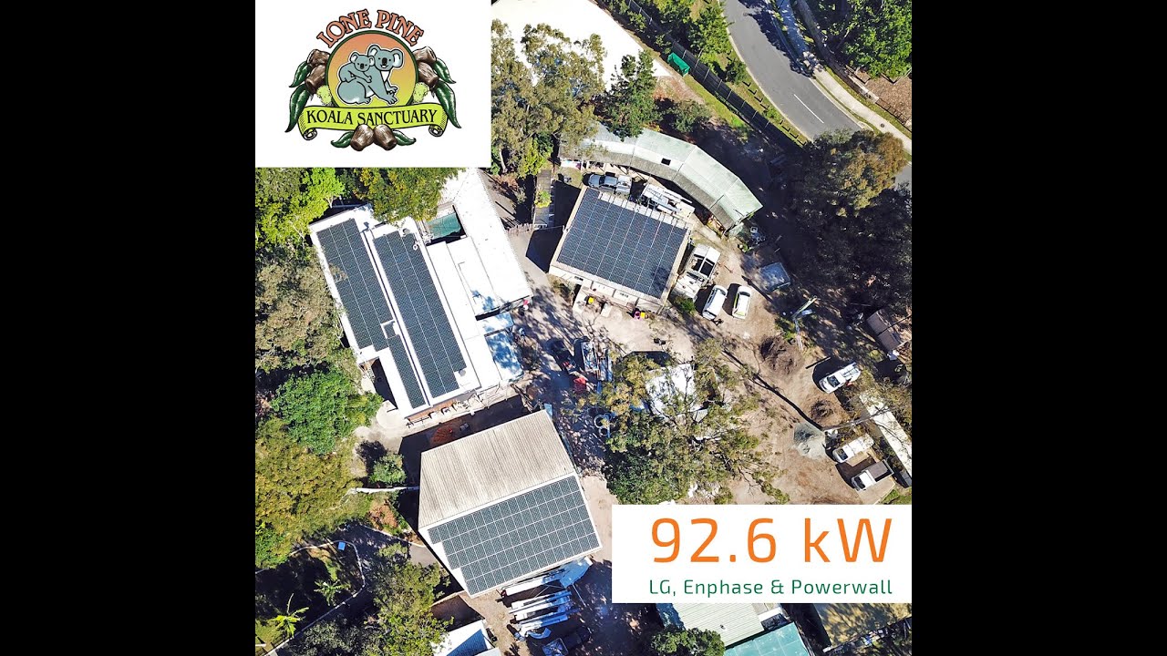 Lone Pine Koala Sanctuary Solar Project - YouTube