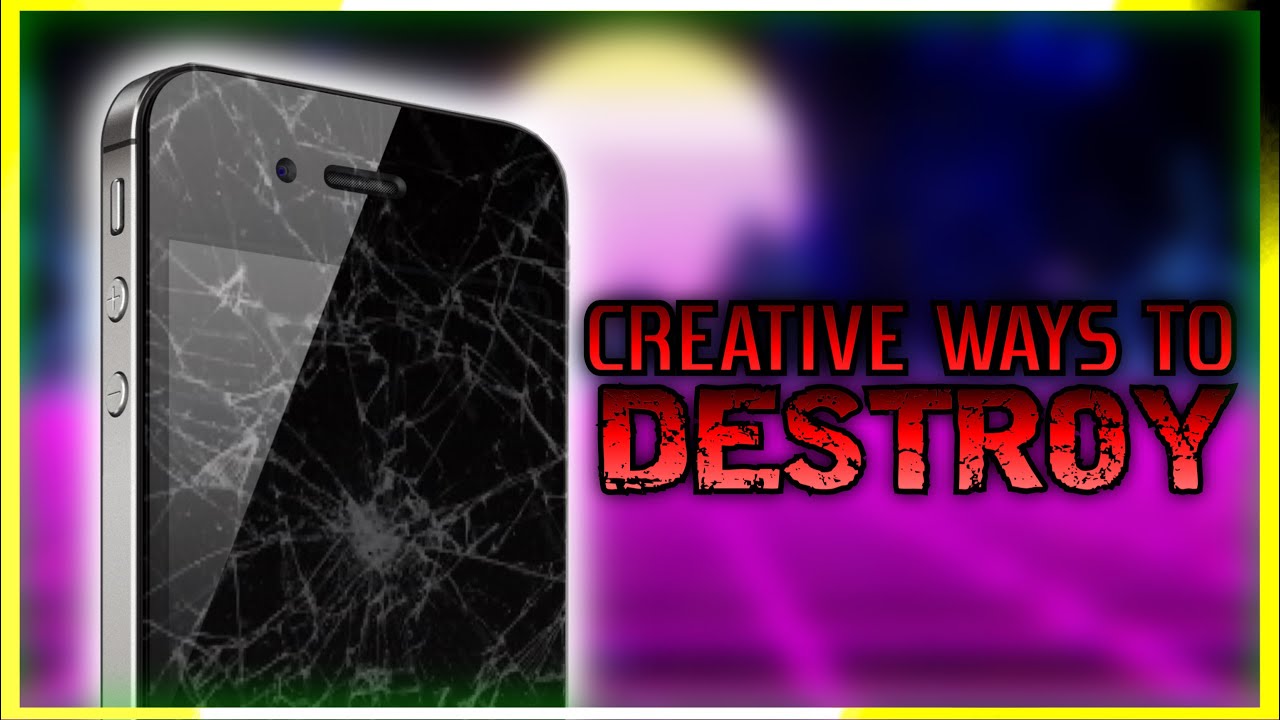 Creative Ways to Destroy Your Old iPhone - YouTube