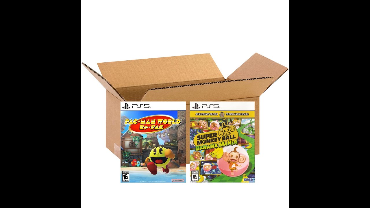 Unboxing Pac-Man World: Re-Pac and Super Monkey Ball Banana Mania for ...