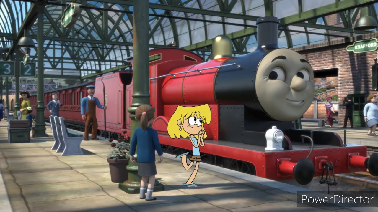James the Red Engine Meets Lori Loud - YouTube