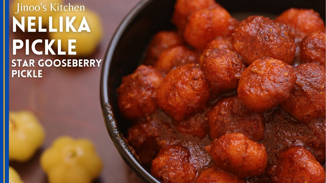 Pickle recipe | star gooseberry pickle | Arai nellikai oorugai recipe ...