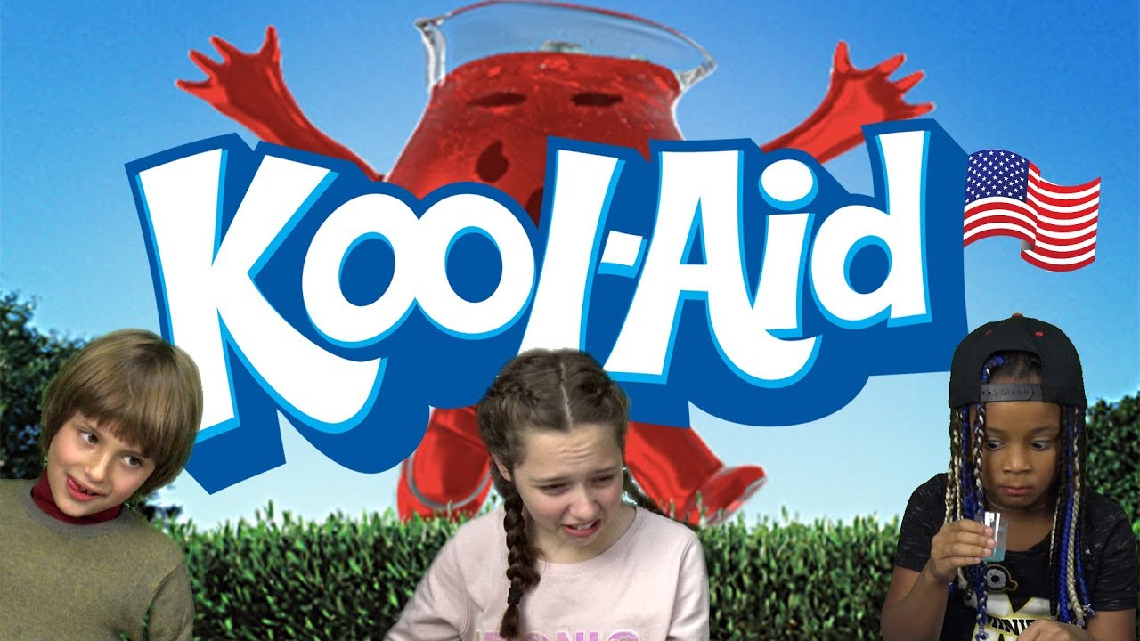 German Kids try Kool-Aid Drinks from the US - YouTube