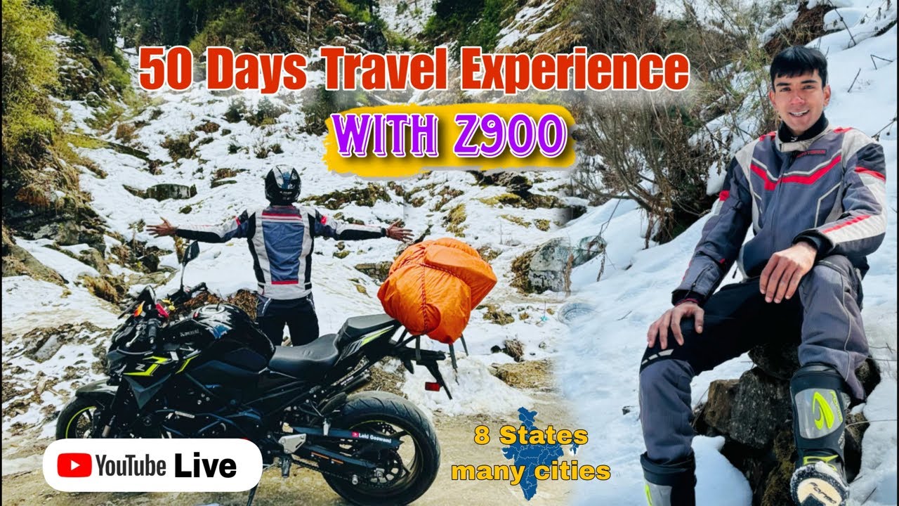 50 days ride on z900, my experience live 😭 ️#lekigoswami #z900 # ...