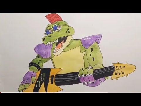 how to draw monty | how to draw fnf easy - YouTube