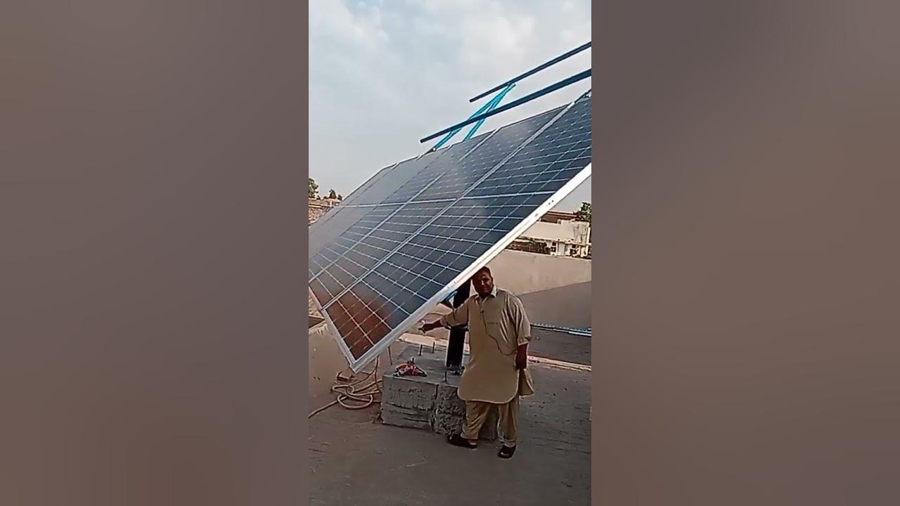 Rotating Solar Panels System For Home #shorts - YouTube