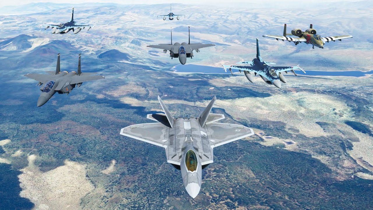 Military Jet Formation Compilation #1 - MSFS Multiplayer - YouTube