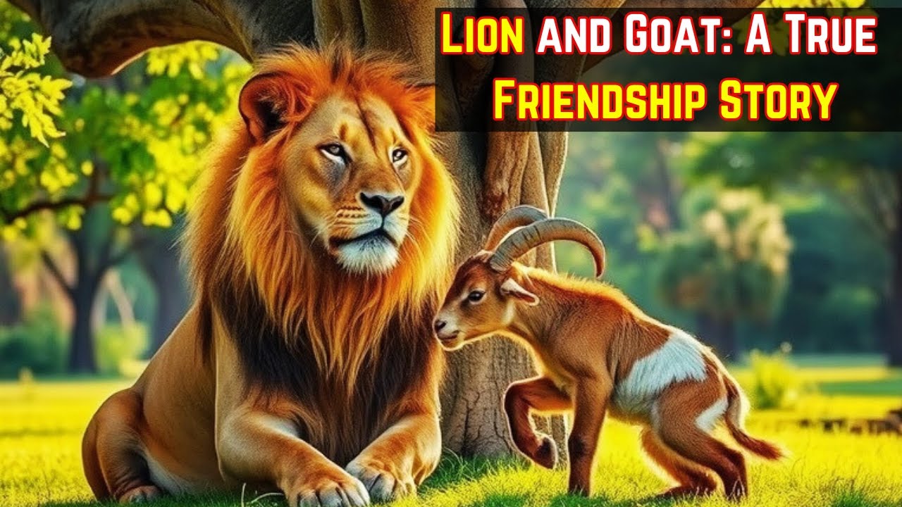 "Unbelievable Friendship: How a Lion and Baby Goat Became Best Friends ...