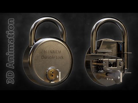 How a Lock Works? Explore the 3D Mechanism Inside a Lever Lock! - YouTube