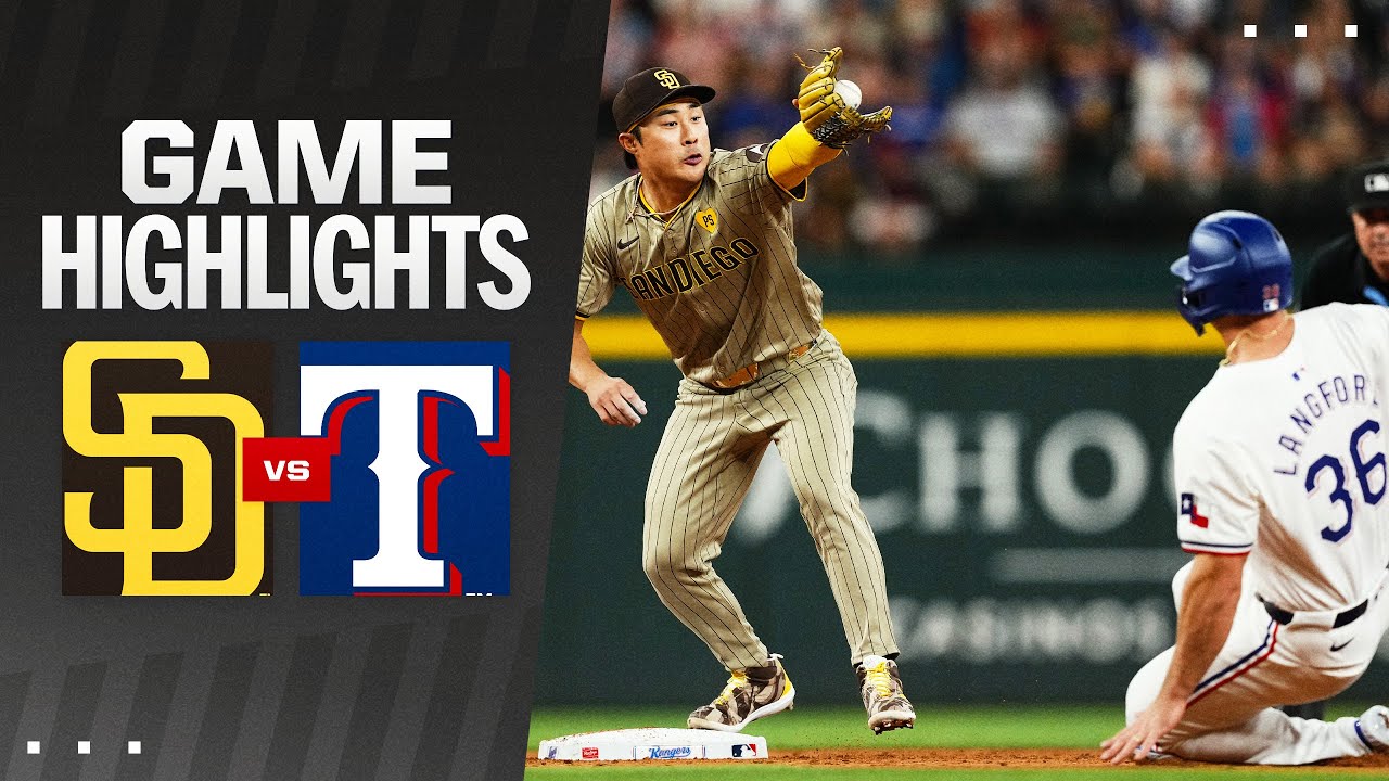Padres vs. Rangers Game Highlights (7/2/24) | MLB Highlights - YouTube
