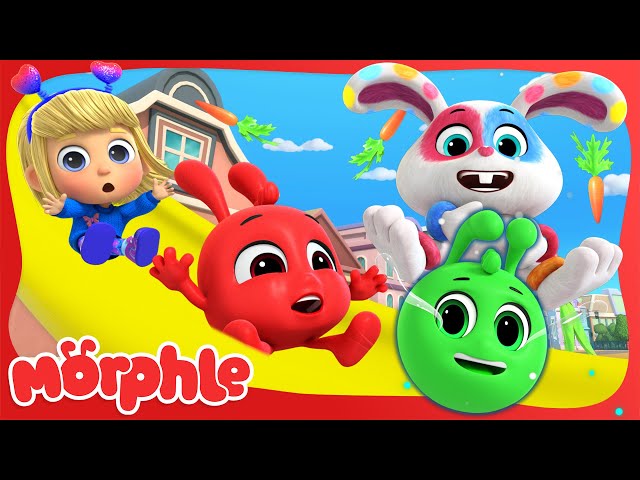 Morphle's Best Fun Playground Slide 🛝| Cartoons for Kids | Mila and ...