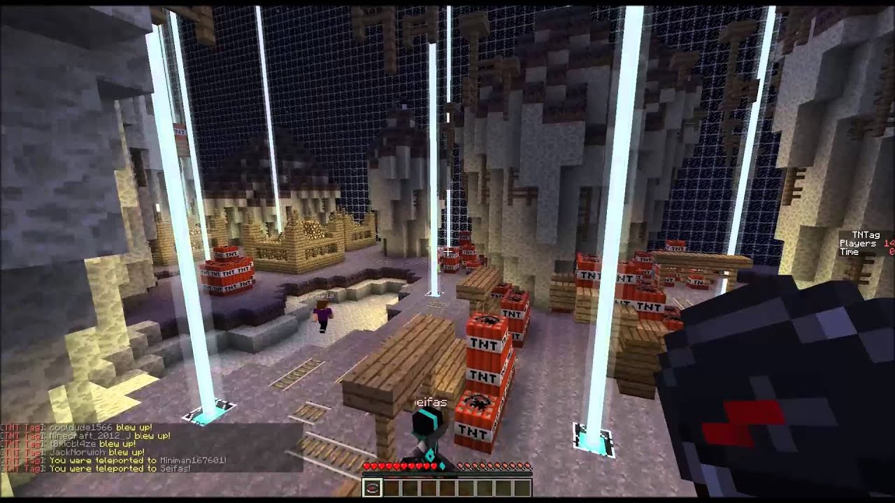 Awesome TnT Tag minecraft MiniGames! Hypixel server! - YouTube
