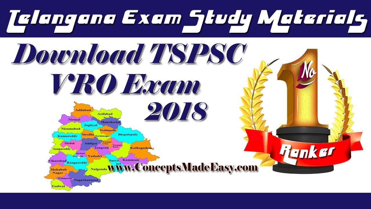 Download Telangana State Village Revenue Officer (VRO) Exam Paper 2018 ...