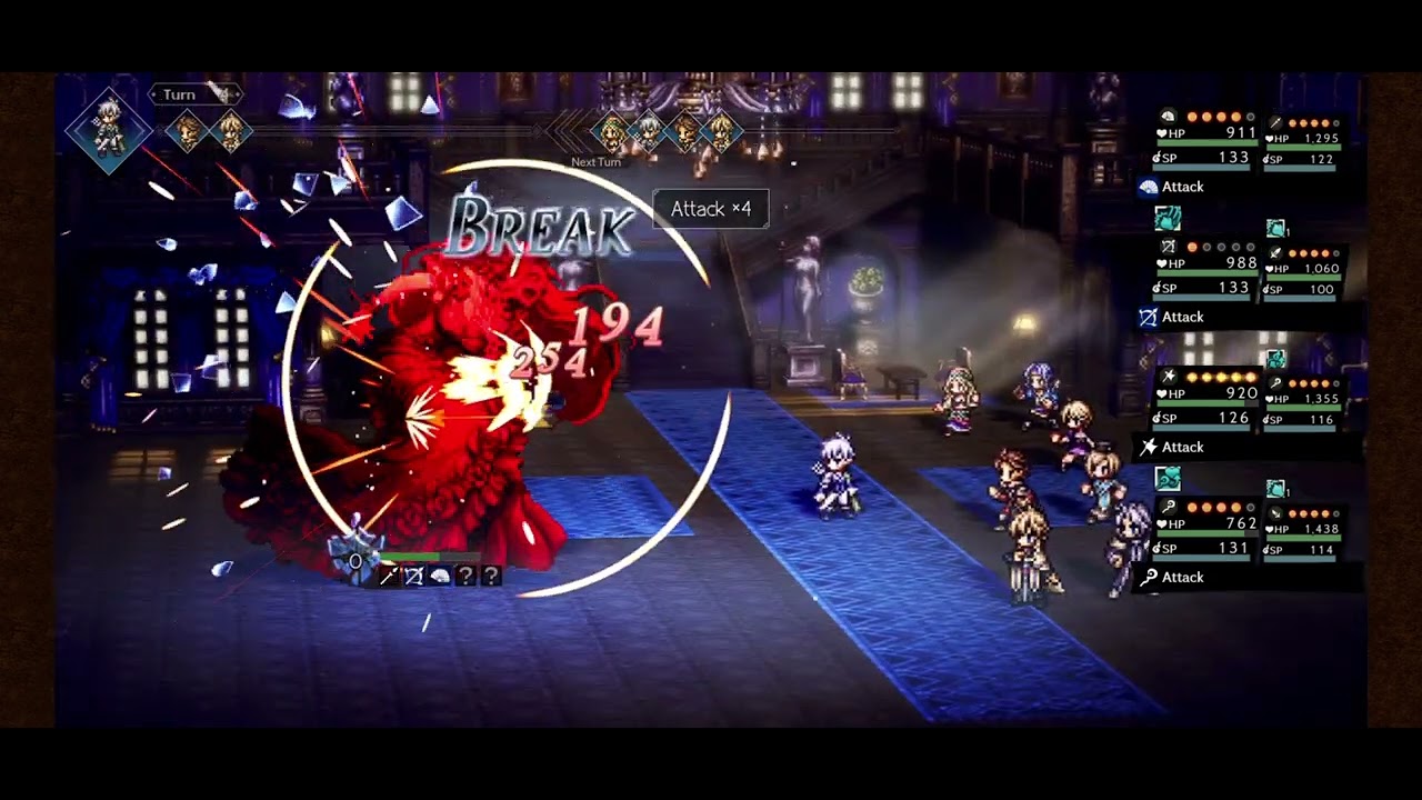 Octopath Traveler Mobile Version Francesca battle (Just For Fun 😌 ...